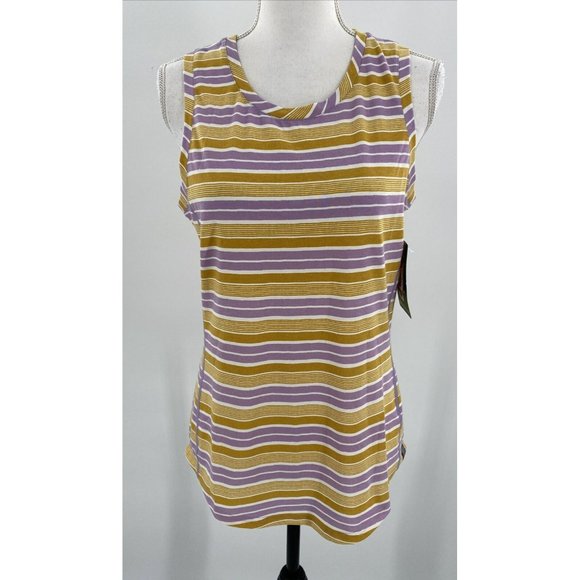 Title nine | Tops | Nwt Title Nine Vibe Tank Dri Release Rugby Stripe ...